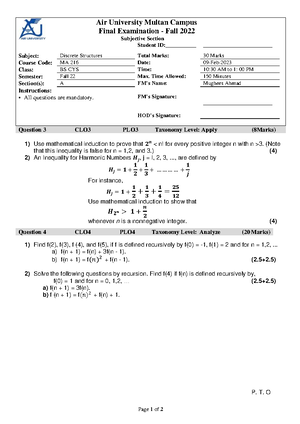 Trees in Discrete Structure with Explained Examples - Trees Ques. No. 1 ...