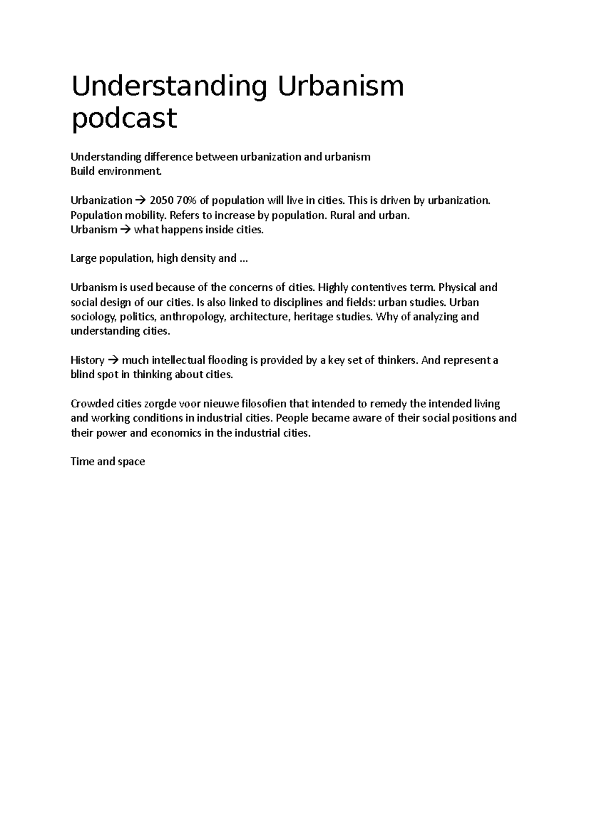 Boek samenvatting - Understanding Urbanism podcast Understanding ...