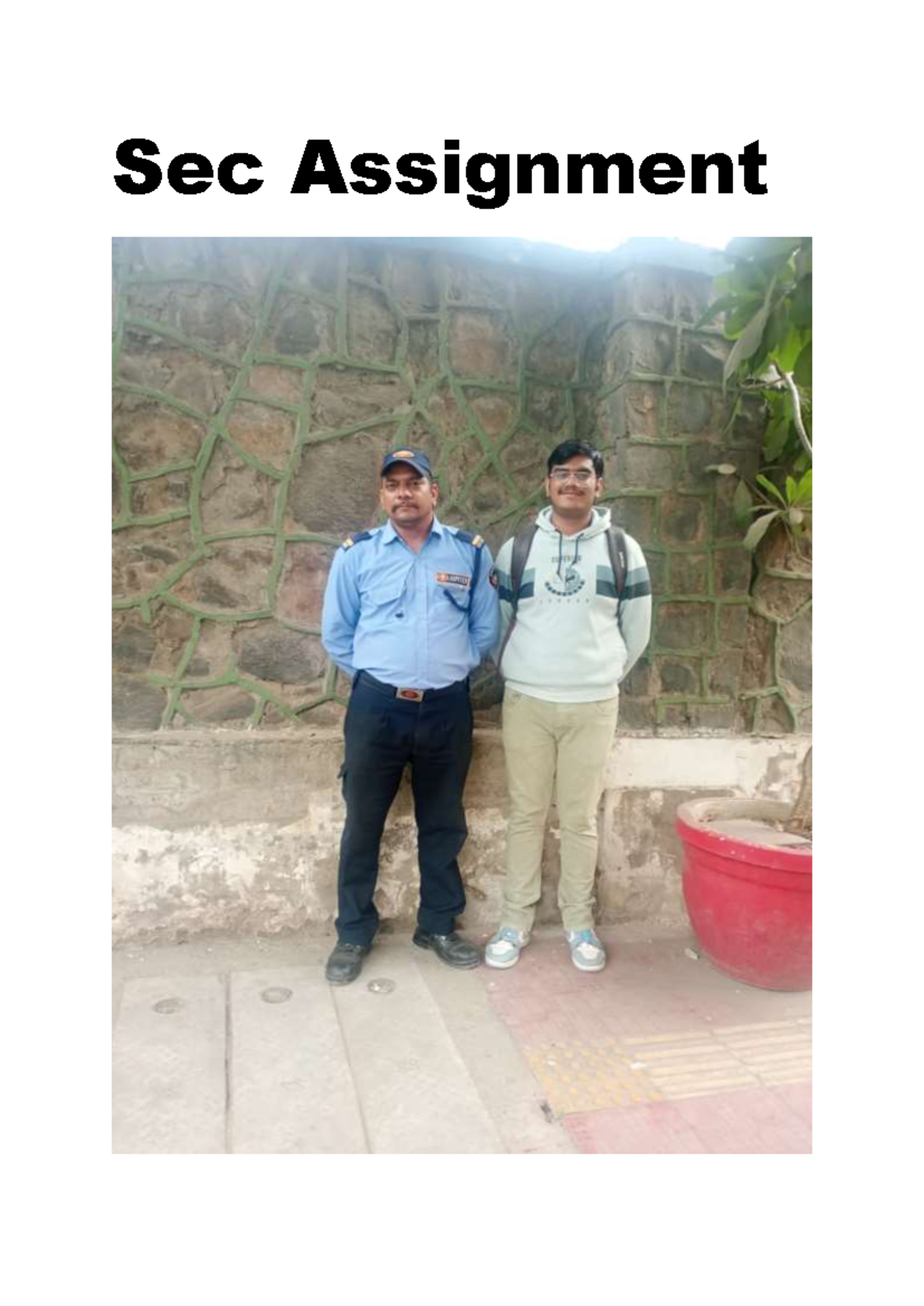 Sec Assignment - Sec Assignment BHAVISHYA SHARMA 2024HIS TOPIC = HOW PEOPLE ARE TRYING TO ...