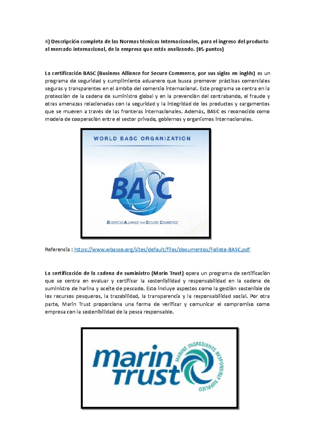 Evanses y enbalajes 3 - tarea de investigacion - 4 ) Descripción ...