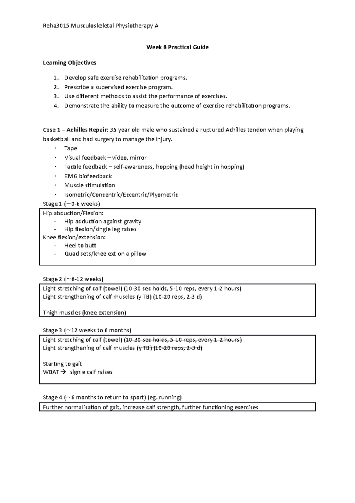 Week 8 Practical Guide - Week 8 Practical Guide Learning Objectives ...