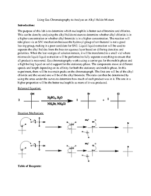 Lab 5 - chem lab 5 - A primer is a short nucleic chain used as a ...