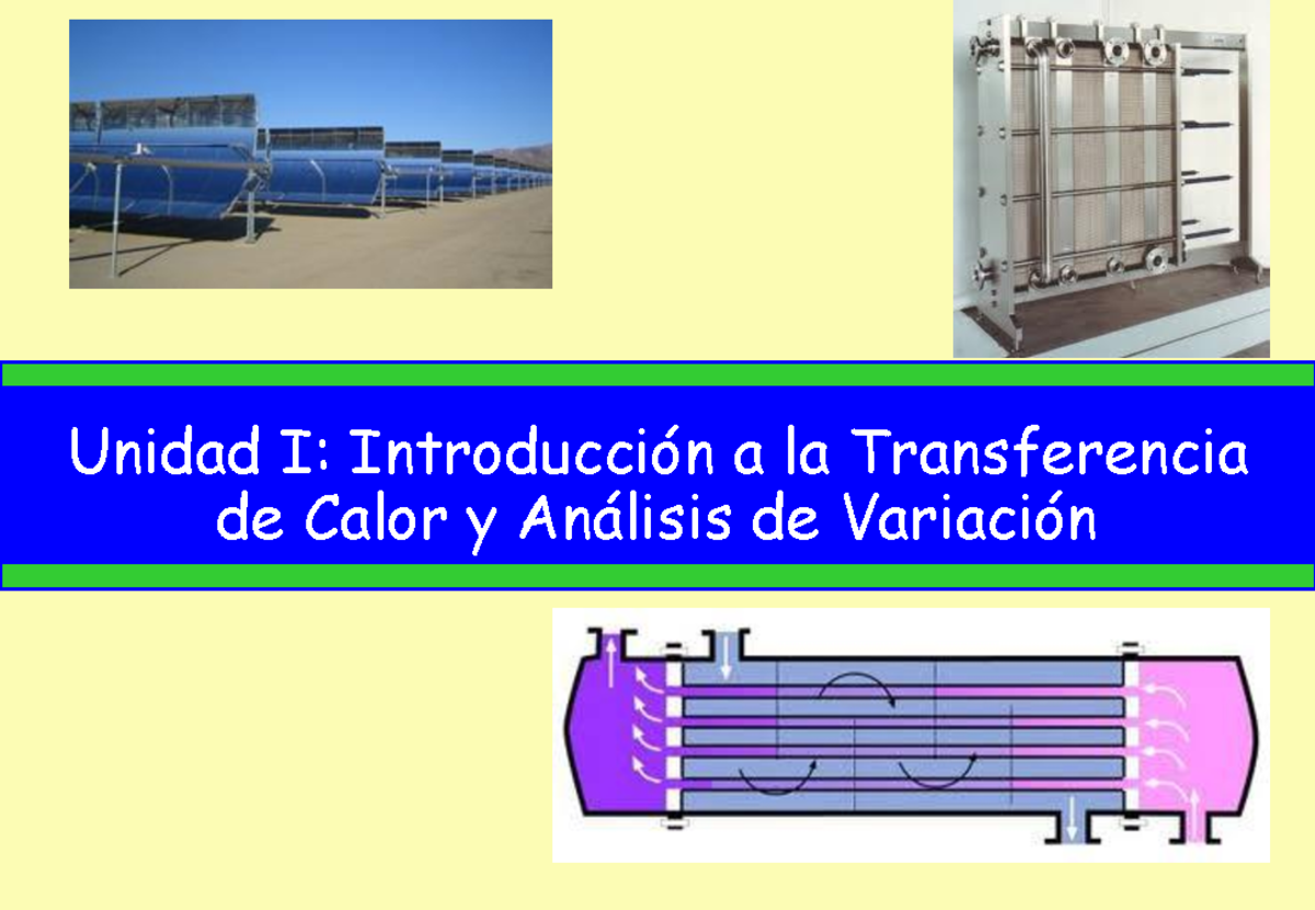 Sesion 01 d - Trasferencia de calor. - ####### Unidad I: Introducción a ...