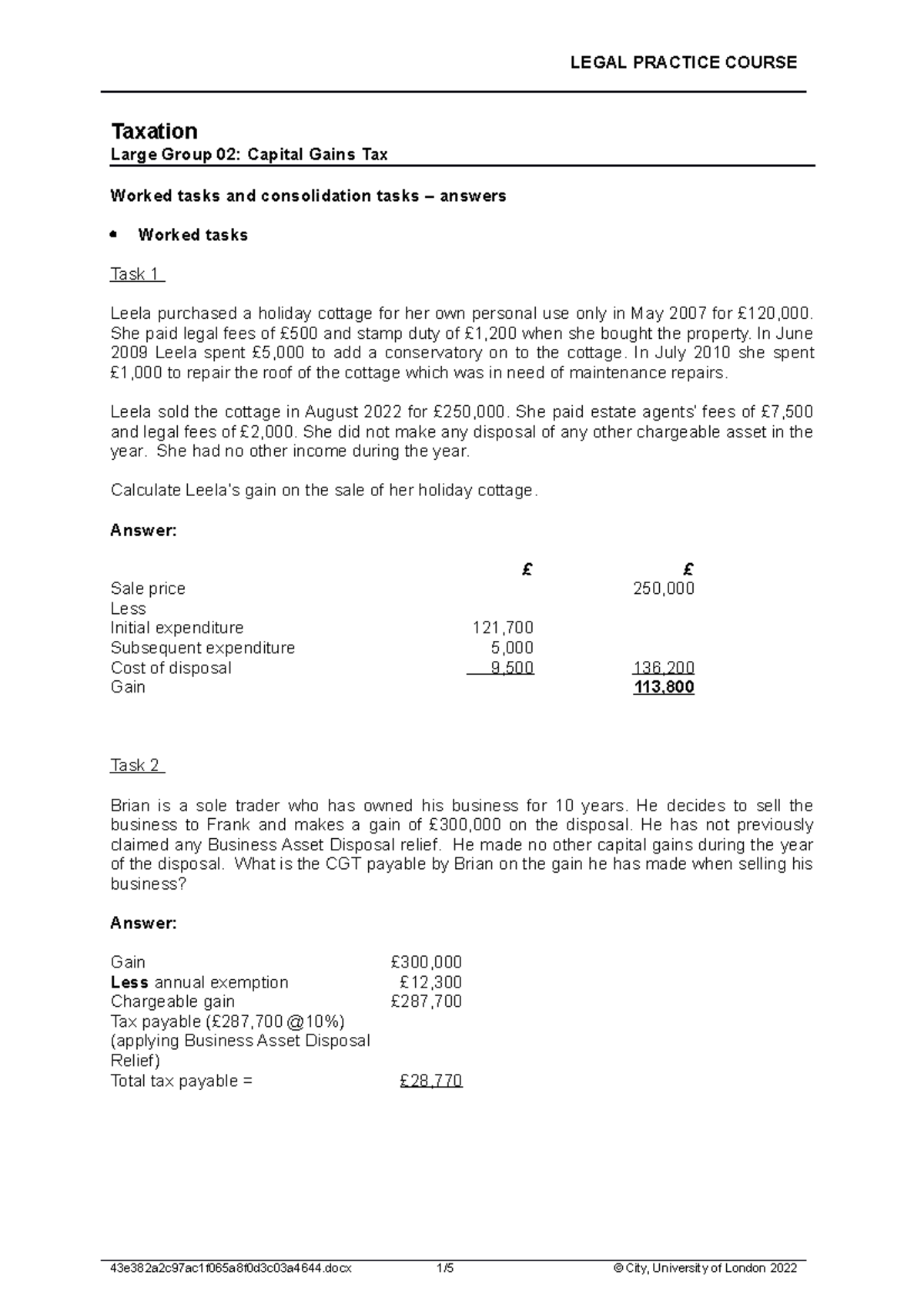 2022 lpc tax lg02 d2e - Tax examples worked out income tax - Taxation ...