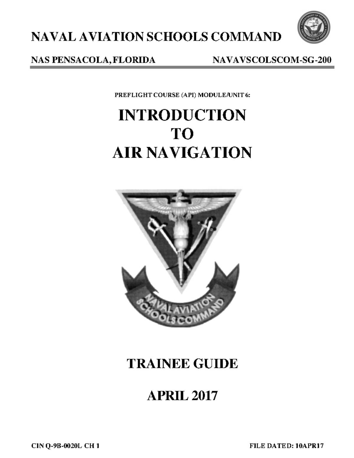 Nav-trainee-guide - As a student - NAVAL AVIATION SCHOOLS COMMAND NAS ...
