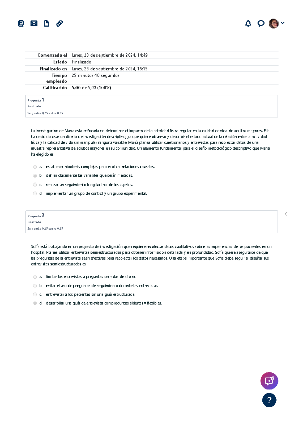 Inv. form. Und 3 Cuestionario -Alexa Revisión del intento - Comenzado ...