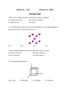 Chem-1035 Week-4 14th Sep 2022 Lecture - CHEM 3301 - Chem-1035: Week-4 ...