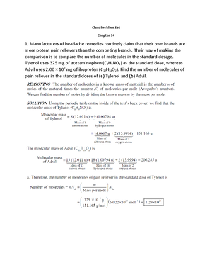Class Problem Set Chapter 24 Solution - Class Problem Set Chapter 24-Solution In a dentist's ...