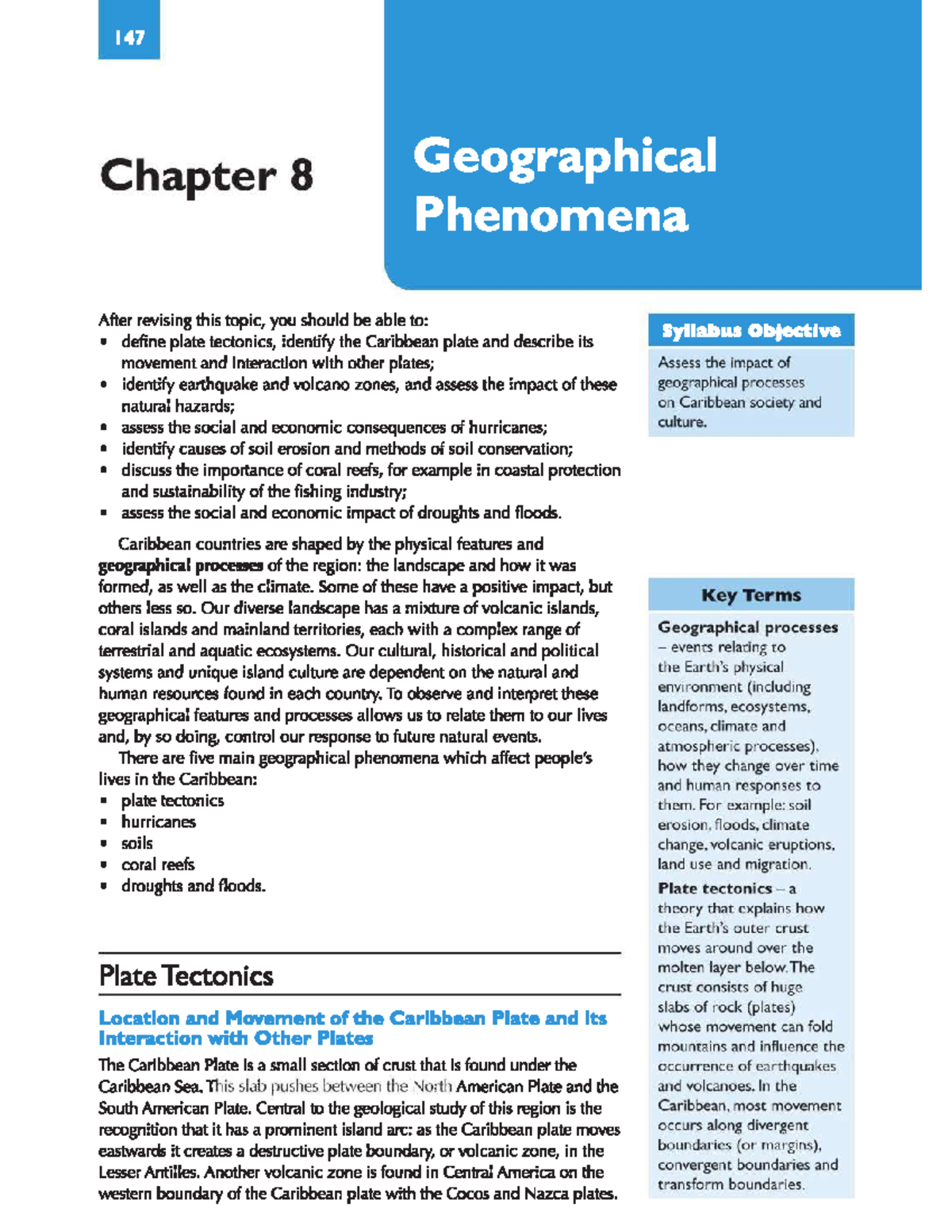 Impact of Geographical Phenomenon- Collins - 147 Chapter 8 Geographical ...