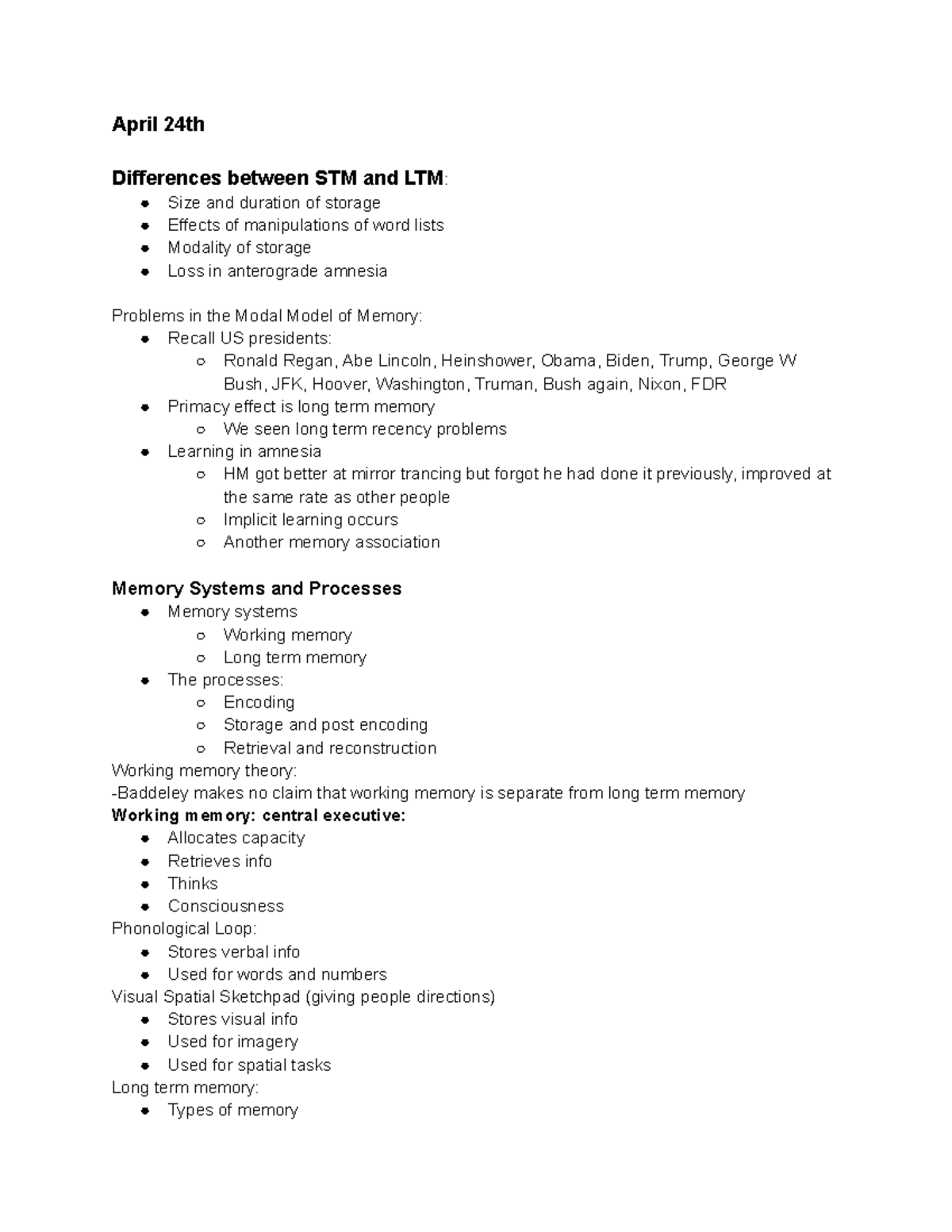 April 24th Cognition - Ira Hymen describes the differences between ...