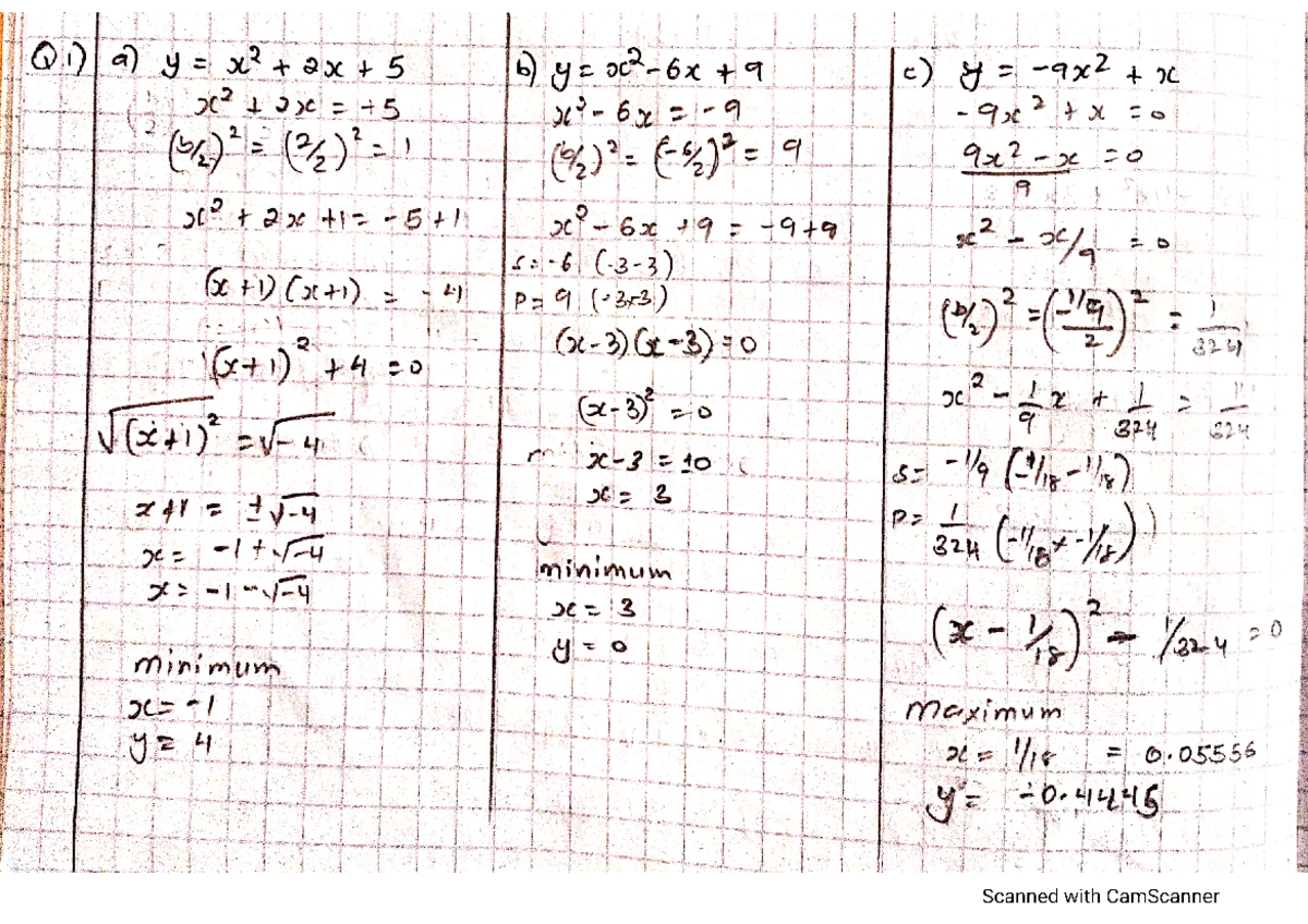 Maths Quiz 3 - Lecture Notes - Calculus - Studocu