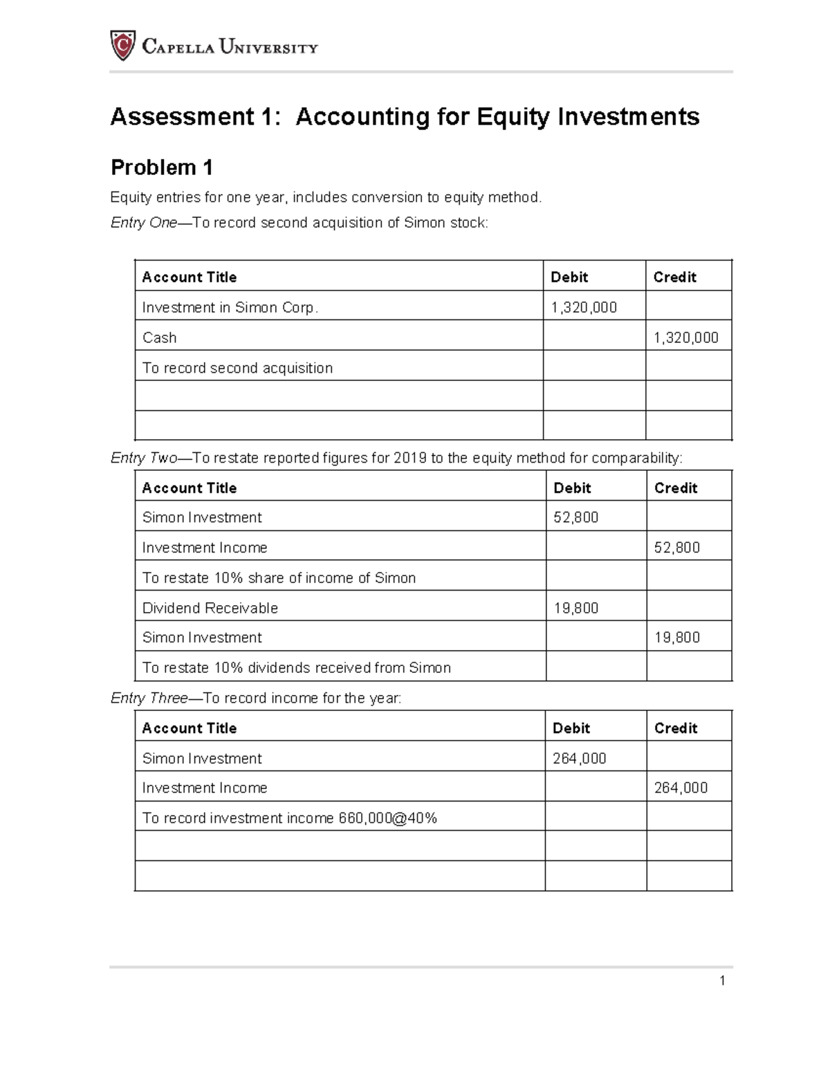 BUS FPX 4063 assessment 1 problem templates - Assessment 1: Accounting ...