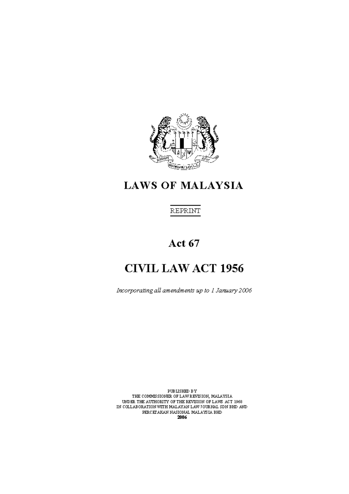 act-67-civil-law-act-1956-0-laws-of-malaysia-reprint-published-by-the