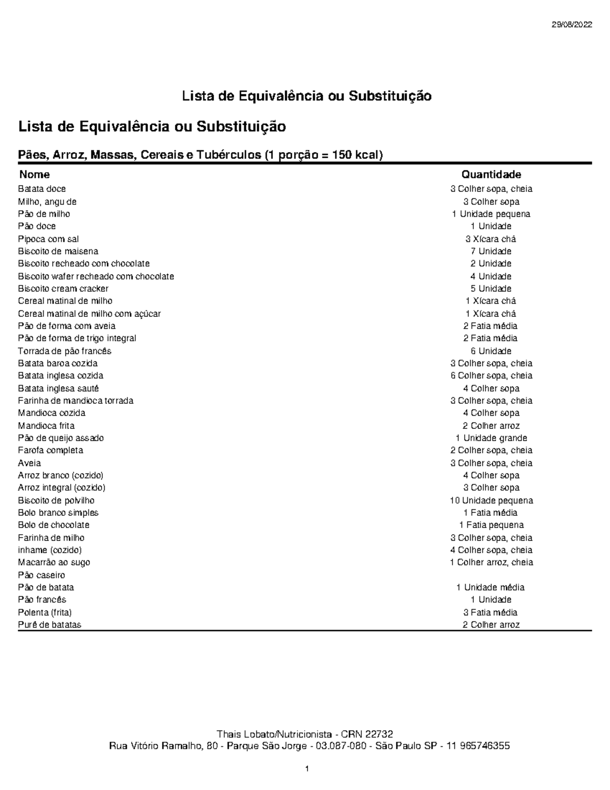 Lista de Equivalência ou Substituição - Lista de Equivalência ou ...