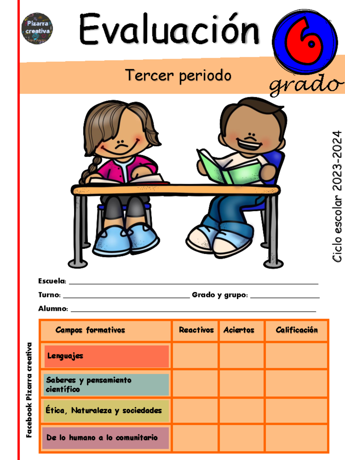 6° Evaluacion Tercer Periodo - Evaluación Tercer periodo grado ...