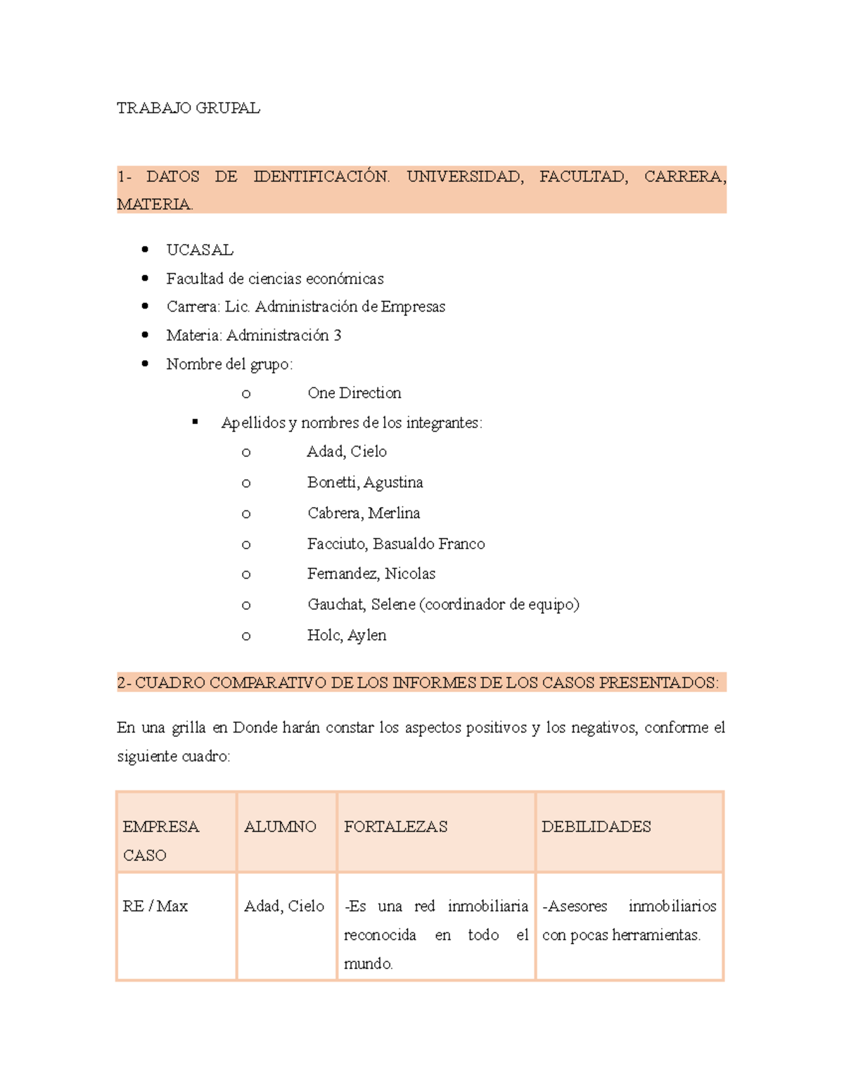 Trabajo Grupal - TRABAJO GRUPAL 1- DATOS DE IDENTIFICACIÓN. UNIVERSIDAD ...