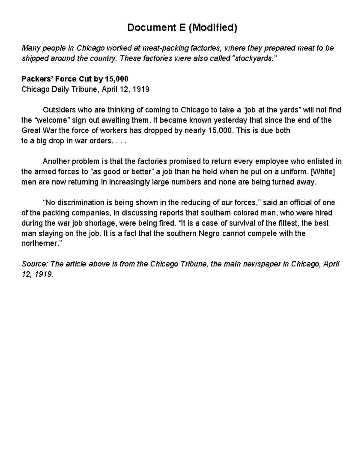 Document E (Modified) - sssssss - Document E (Modified) Many people in ...