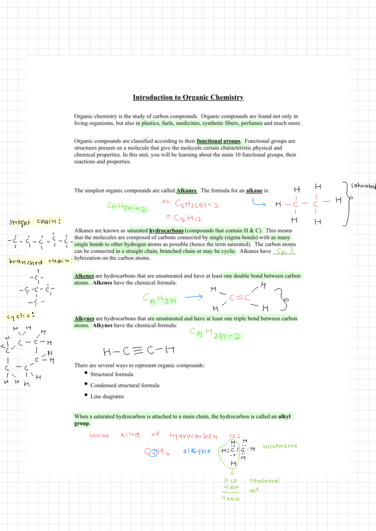 Grade 12 Chemistry -5 - notes - H En Han + 2 ex . (H2(5) + 2 H ...