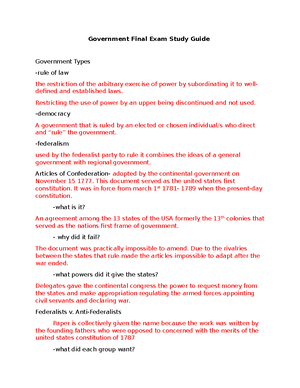 The breakdown of the executive branch - 1.) What are the three ...