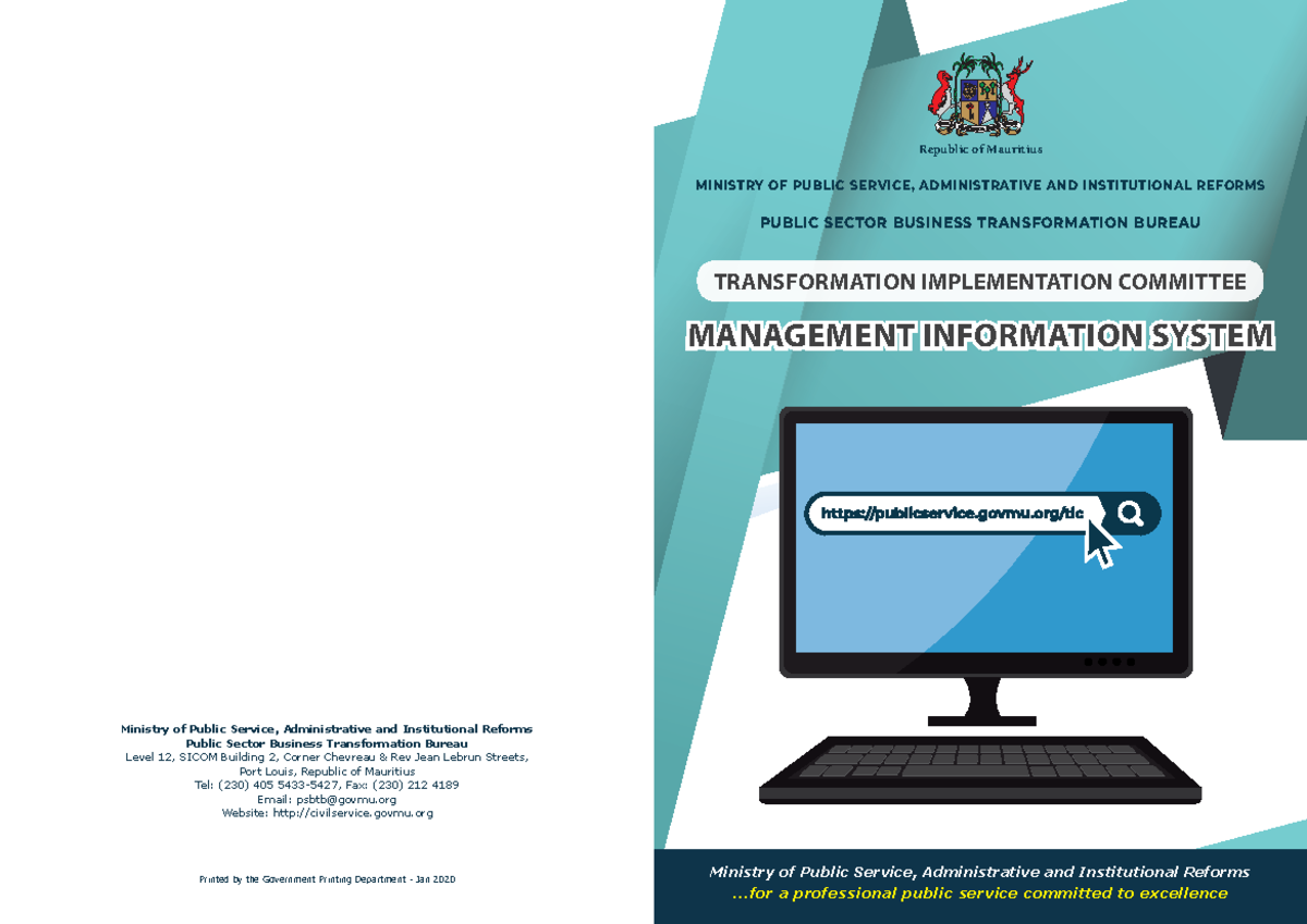 MIS-Pamphlet-Final - Management Information Systems - MANAGEMENT ...