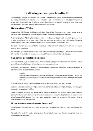 Stades du développement psychoaffectif de l'enfant - STADES DU ...