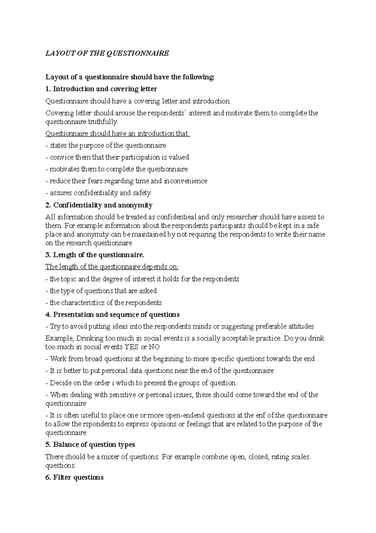 Summarised+notes+on+learning+opportunity+2 - LAYOUT OF THE ...