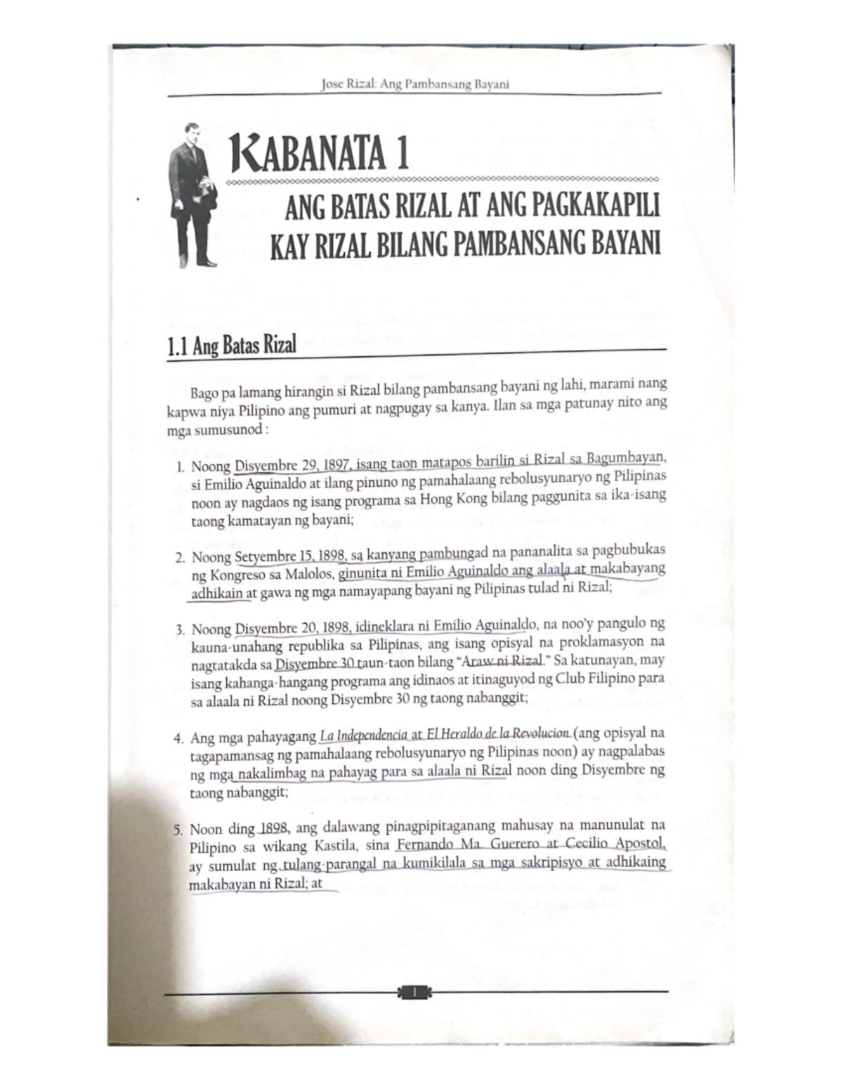 Kabanata 1 - Batchelor of ARts - Studocu