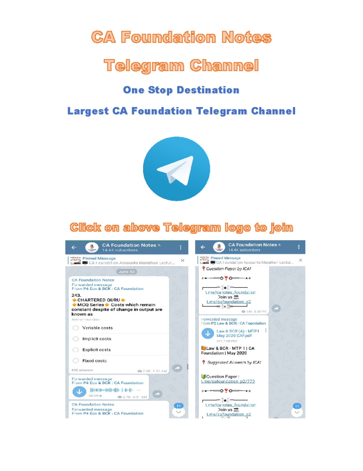 1 BCR ALL Formats - Lecture notes and previous questions for ca ...