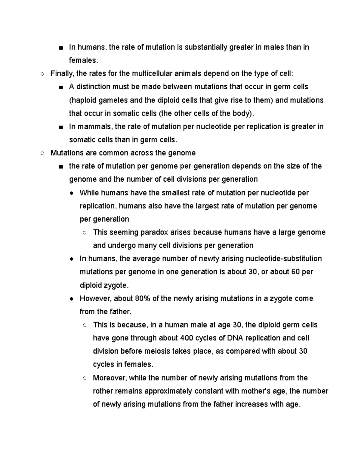 Germ-Line Mutations - Studocu