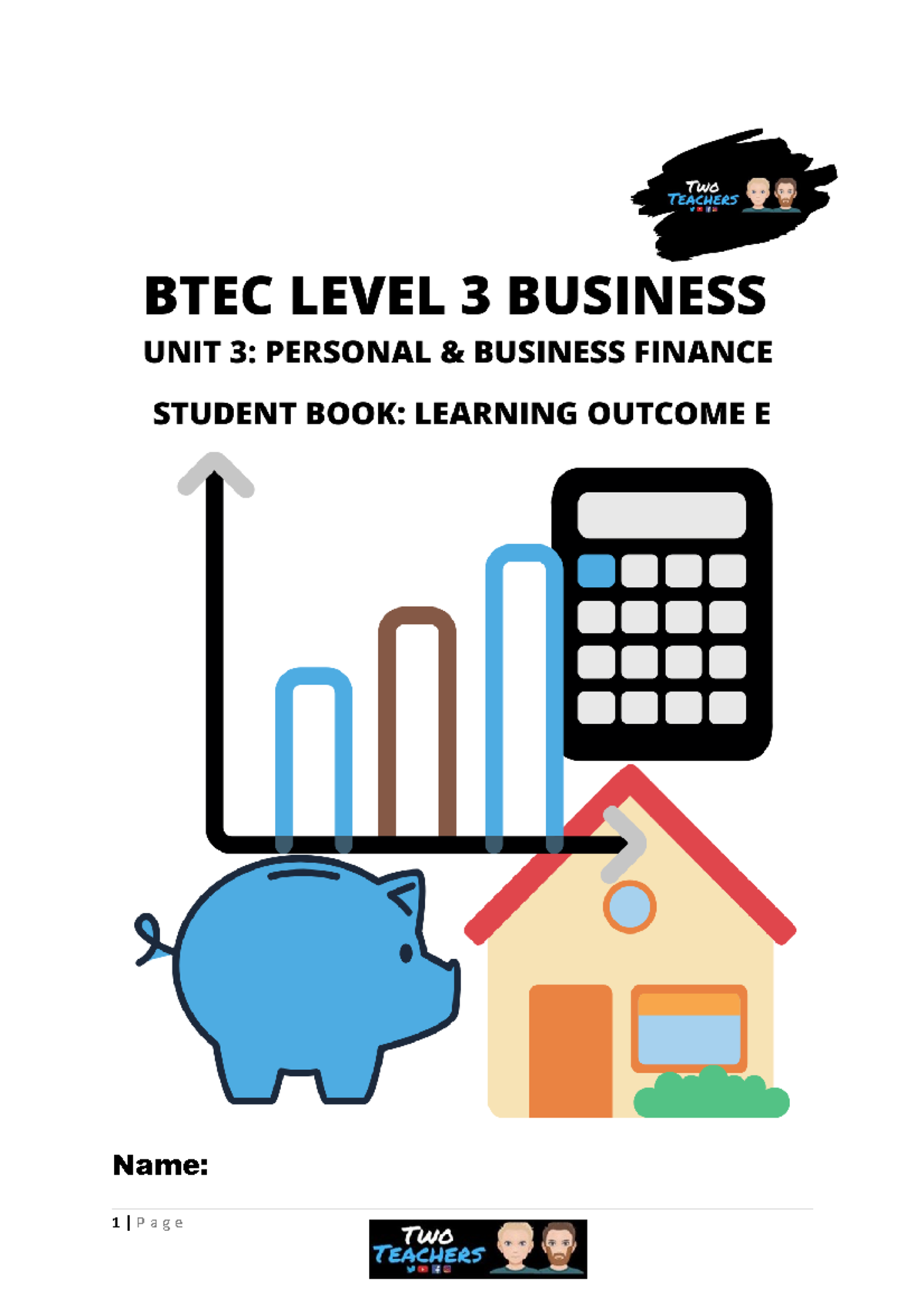 Learning Aim E Workbook - Name: Unit Specification: Unit 3 – Personal ...