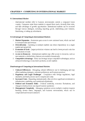 stratreviewerprelim - Strategic Management Concepts (Chapter 1 ...