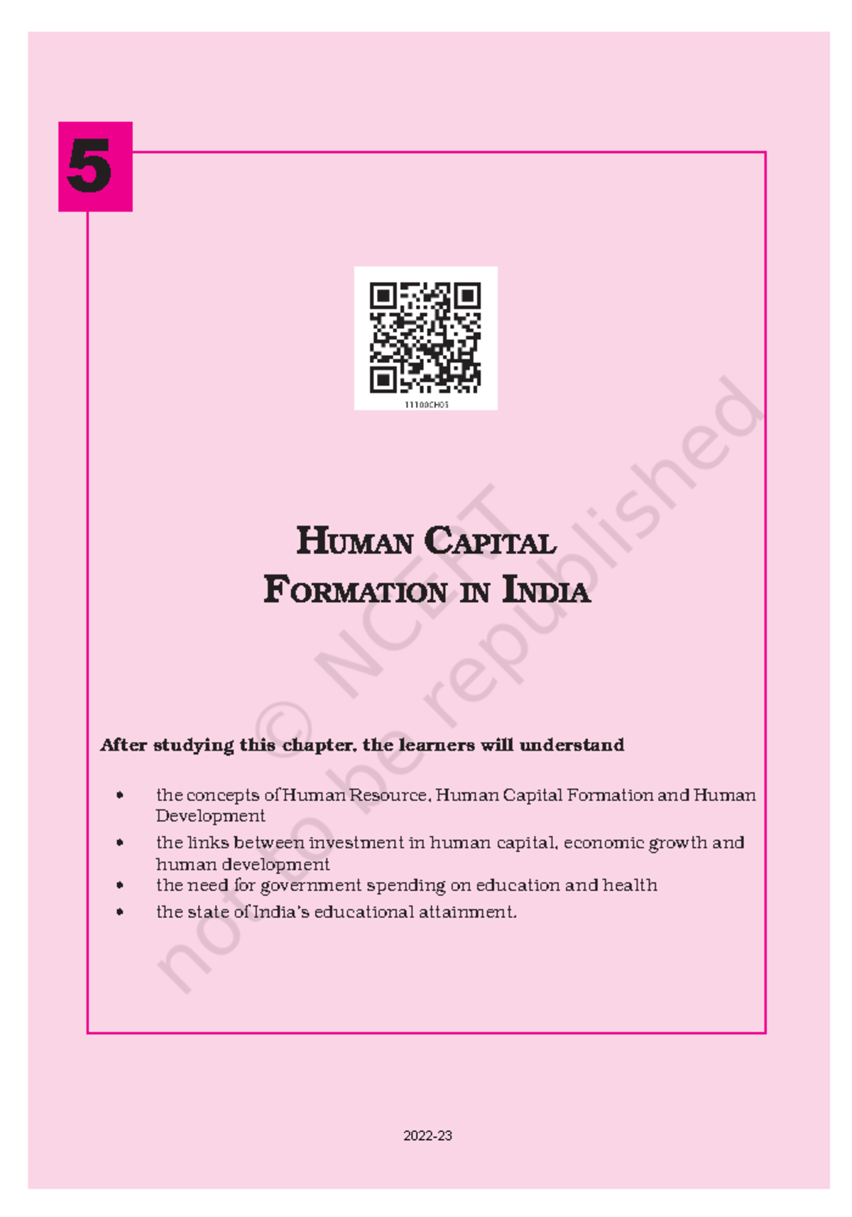 Ied hcf - GOOD - 82 INDIAN ECONOMIC DEVELOPMENT After studying this chapter, the learners will ...