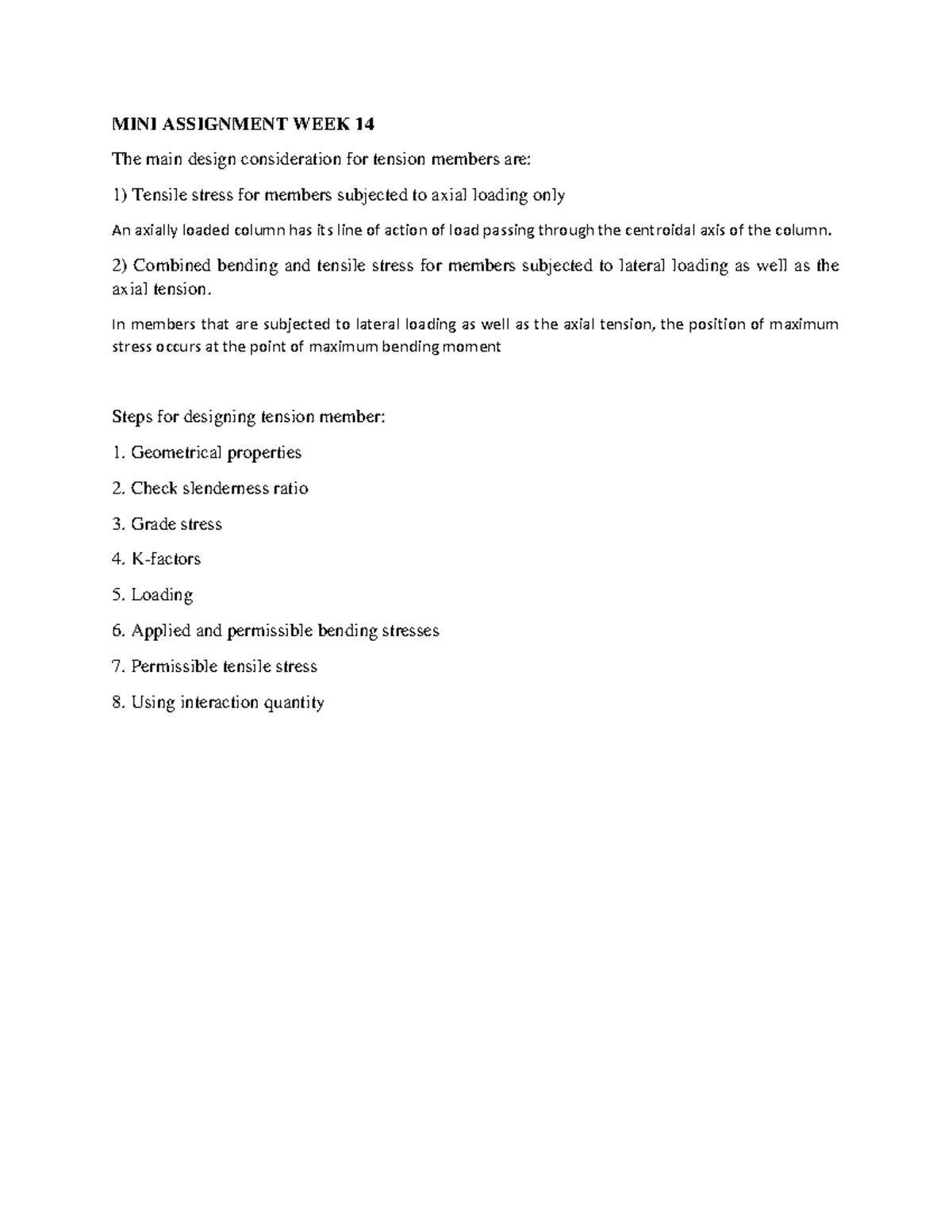 MINI Assignment WEEK 14 - Environmental Engineering Laboratory - UiTM ... MINI Assignment WEEK 14 - Environmental Engineering Laboratory - UiTM ...