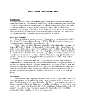 Lab 4 Series and Parallel Circuits - Lab 4: Series and Parallel ...