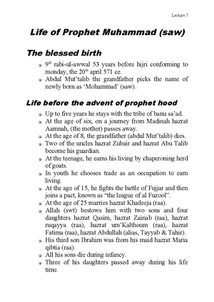 Caie-igcse-islamiyat-0493-paper-2-v1 - ZNOTES SUMMARIZED NOTES ON THE ...