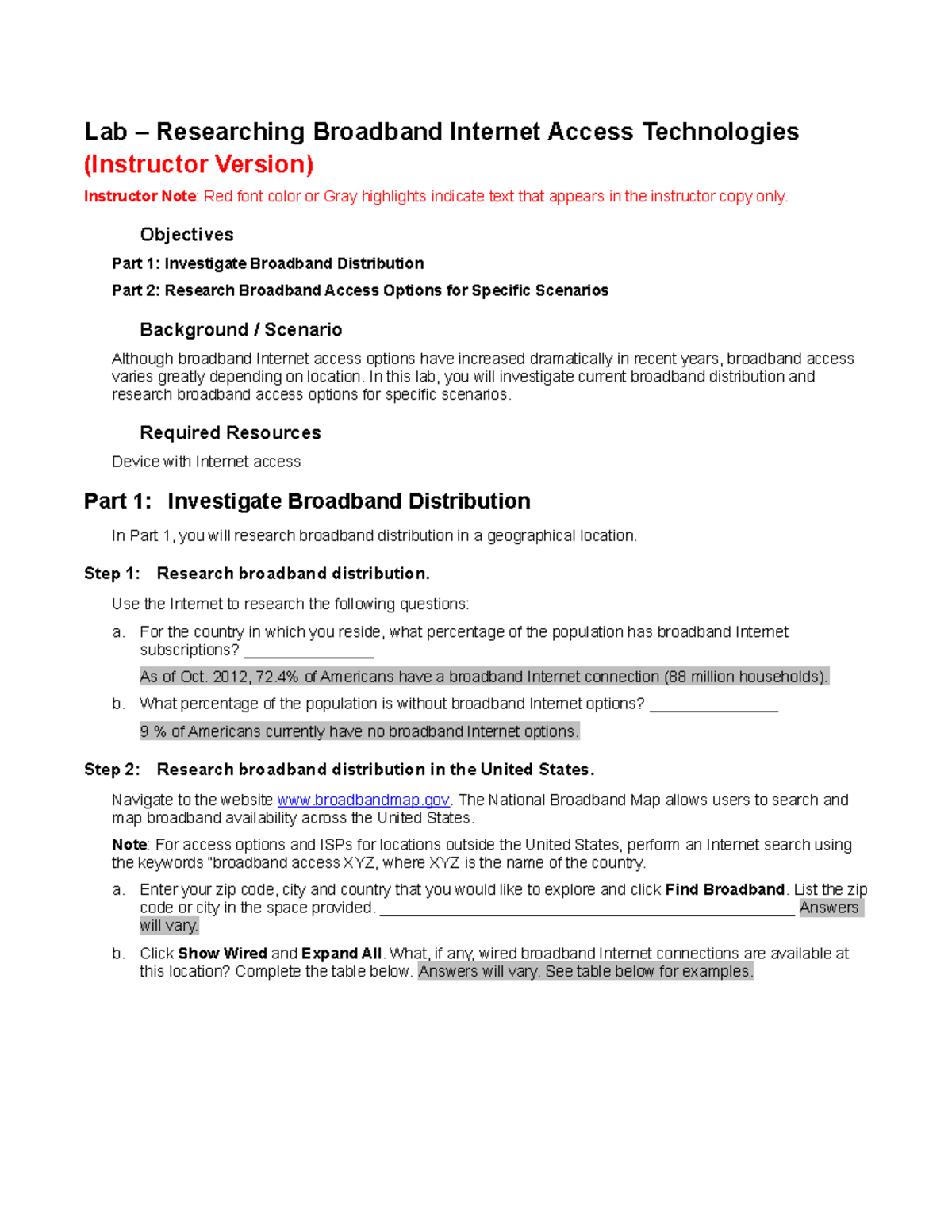 6.2.4.2 Lab - Researching Broadband Internet Access Technologies - ILM ...