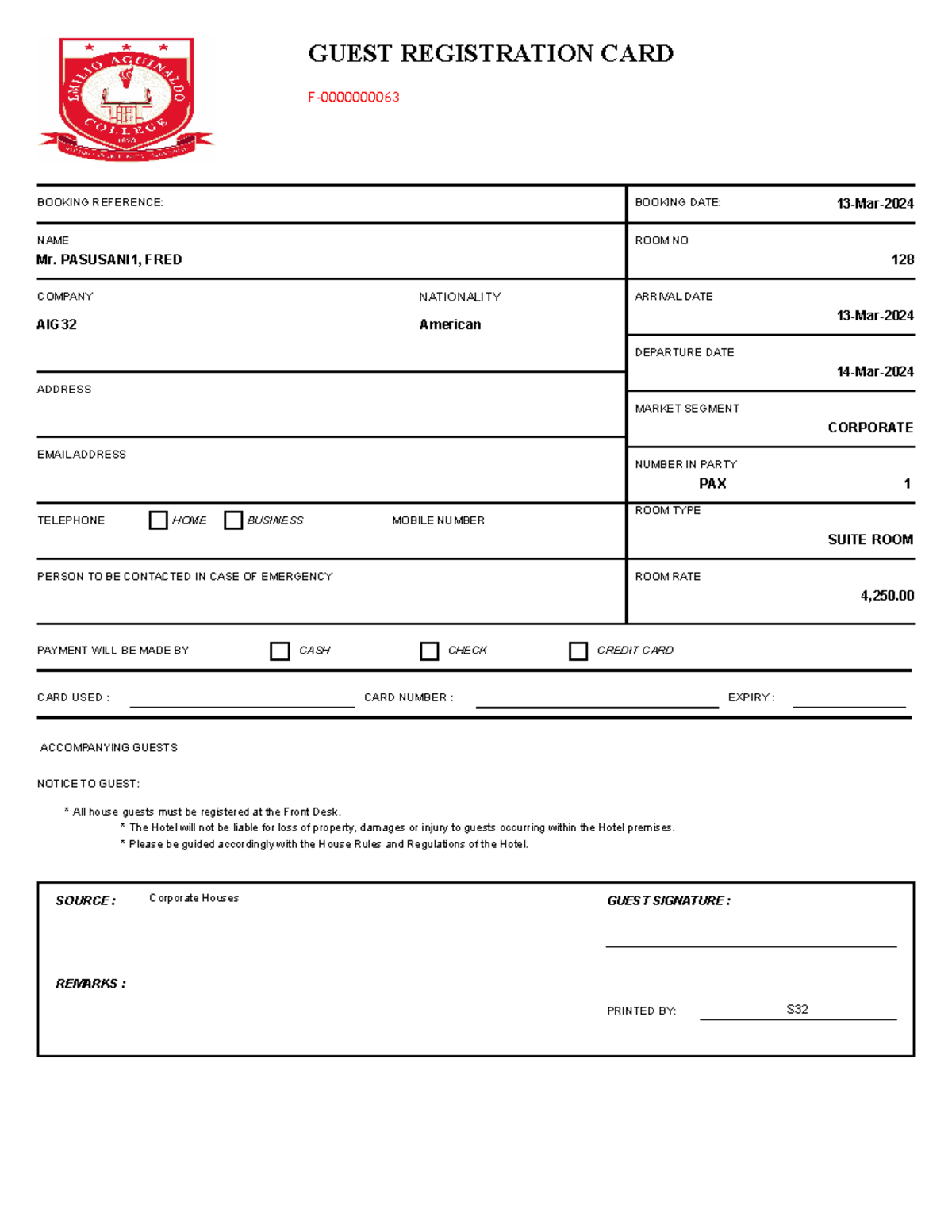 GRC fred - this document will be of great help by: - GUEST REGISTRATION ...