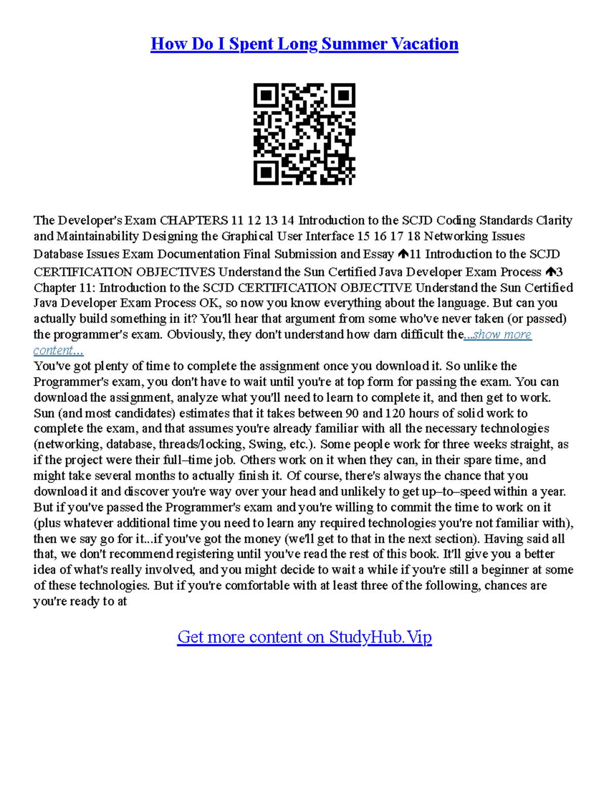 Essay On How I Spent My Summer Vacation For Kids - How Do I Spent Long ...