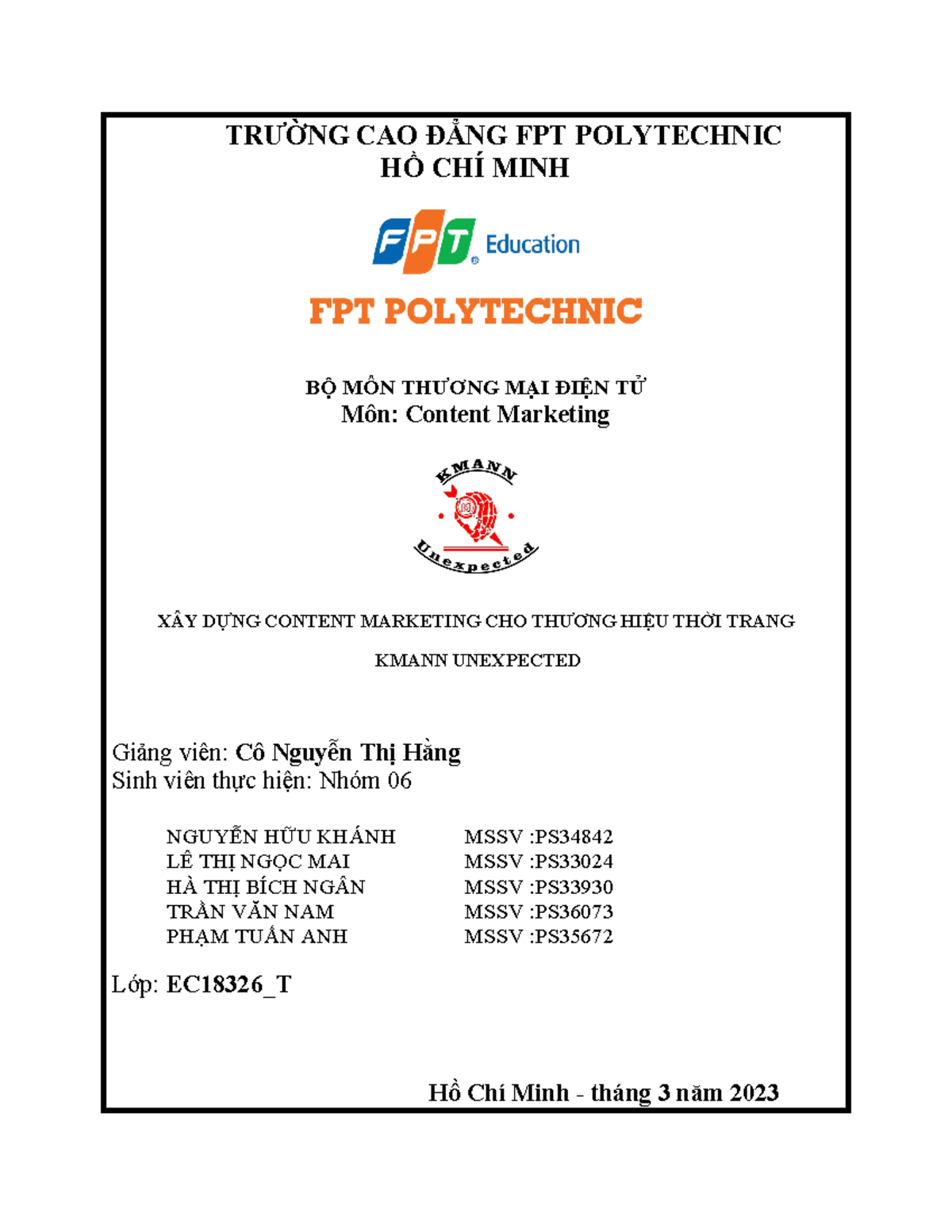 ASm 1 2 bản chỉnh sửa - Docsity assignment du an 1 fpt polytechnicv ...