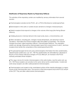Function of the Apneustic and Pneumotaxic Centers - The apneustic ...