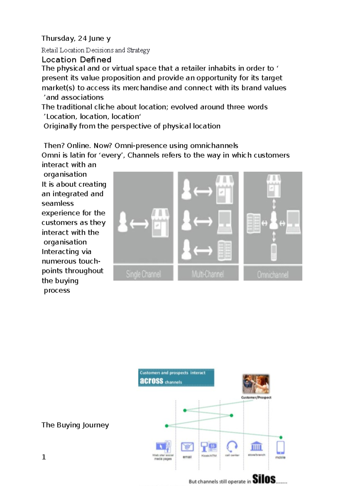 Retail Location Decisions and Strategy - Retail Location Decisions and ...