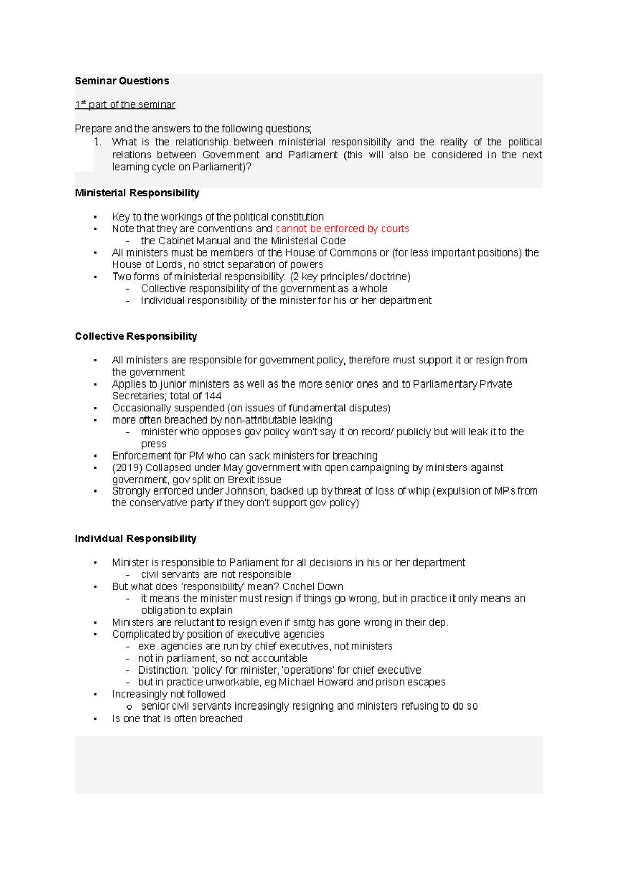 Seminar questions LC4 - Seminar Questions 1 st part of the seminar ...