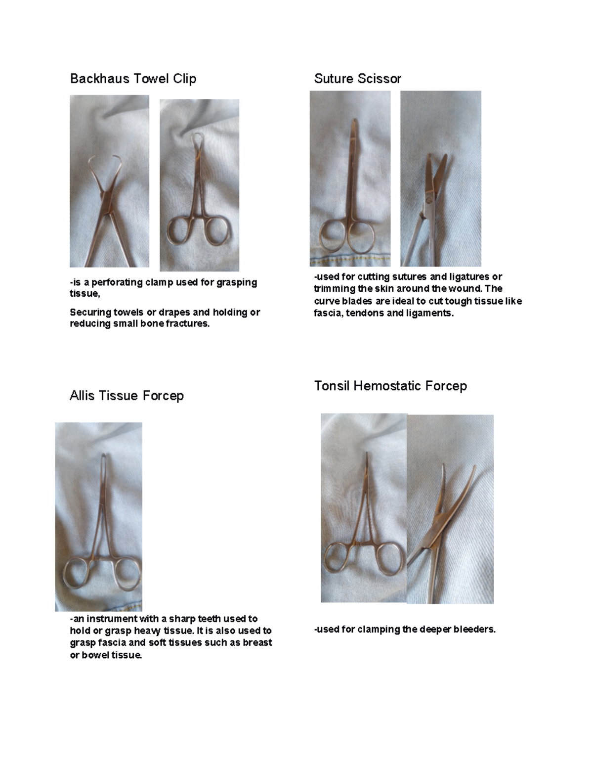 Surgical-instrumentsfunc - Backhaus Towel Clip -is a perforating clamp ...