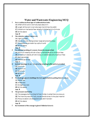 Design AND Construction OF Sewers-2160604 - Water & Waste Water ...