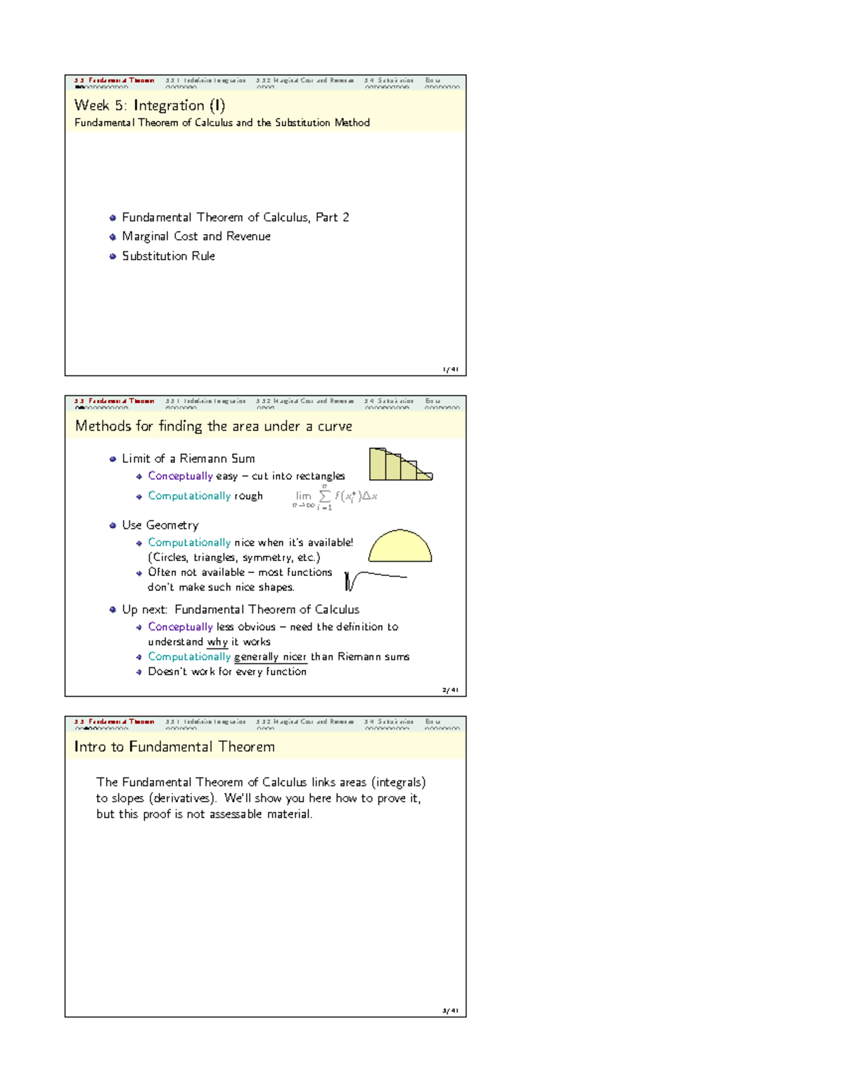 Ch3.3-Ch3.4_FTC_Substitution_Paper.pdf - Week 5: Integration (I ...