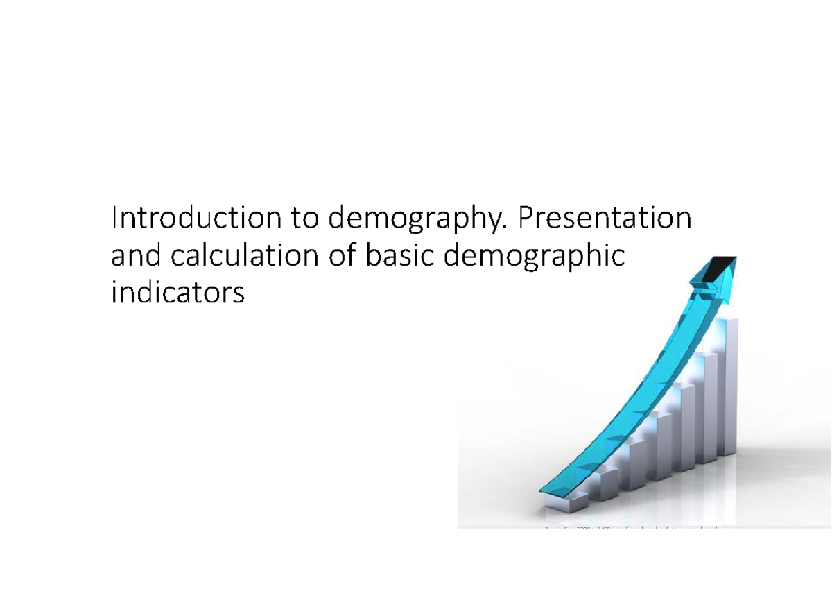 1415 Introduction-to-demography 1 - Introduction to demography ...