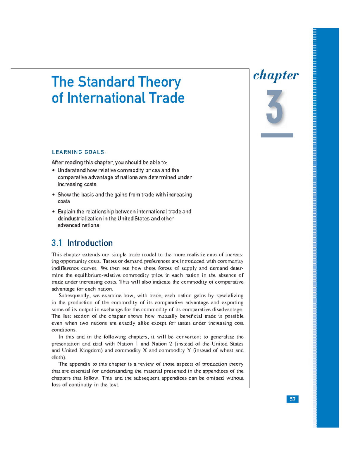 Chap 3 - International Economics - Dominick Salvatore - The Standard ...