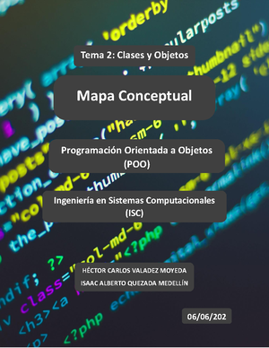 Clase y Objetos - Tema 2: Clases y Objetos Resumen Programación ...
