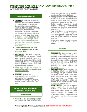 L5 GEO - none - LAGATIC, Hazel O. BSTMOUM-2C GLOBAL CULTURE&TOURISM ...