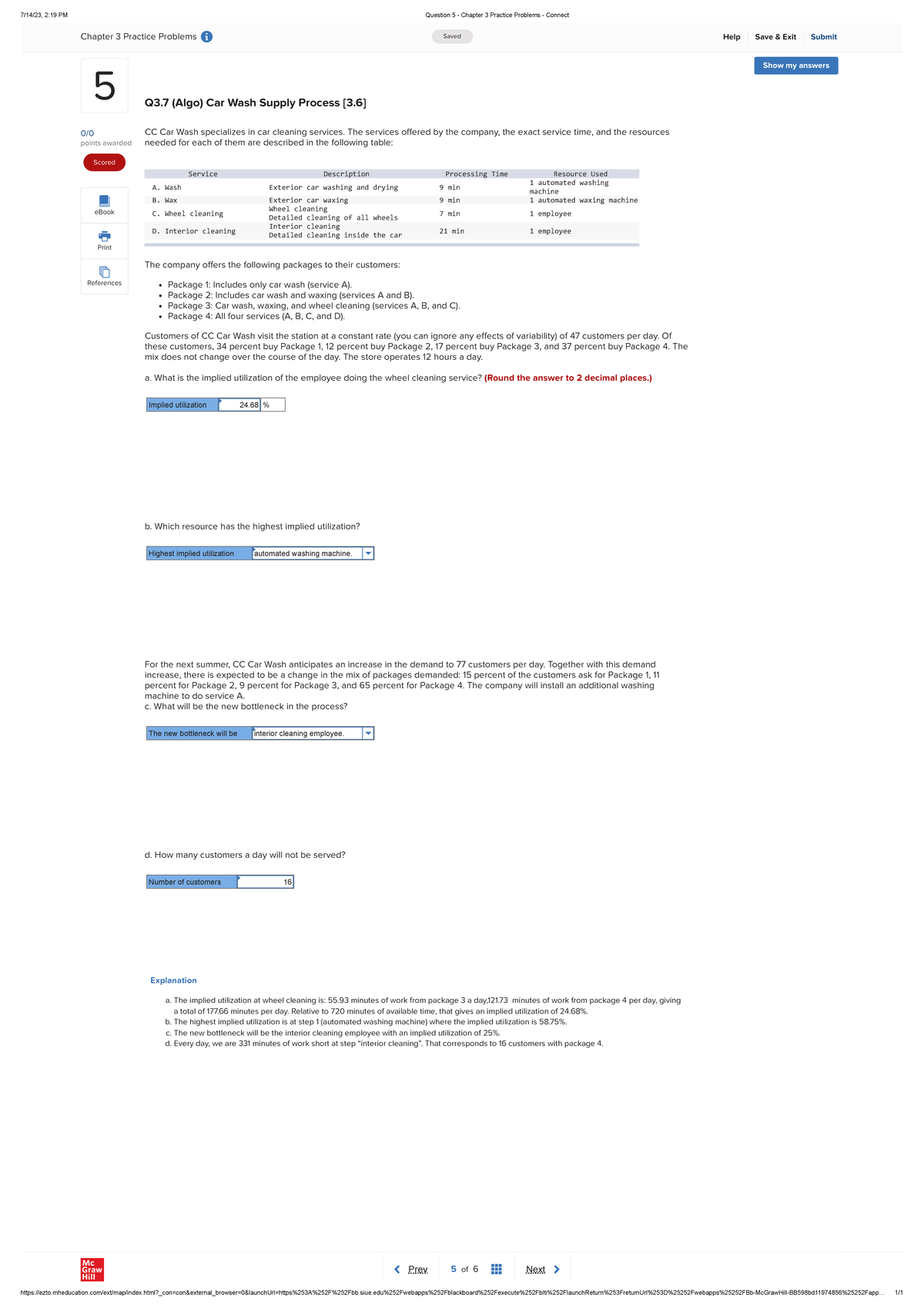 Question 5 - Chapter 3 Practice Problems - ####### 7/14/23, 2:19 PM Question 5 - Chapter 3 ...